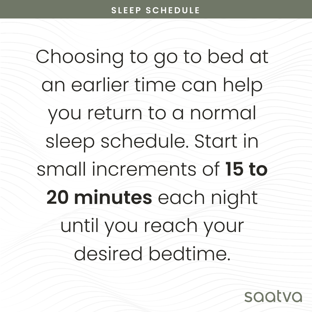 How to Fix Your Sleep Schedule | Saatva