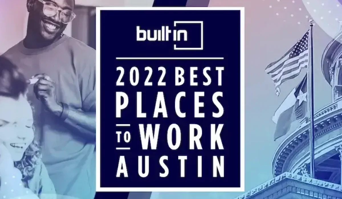 Built In Austin Best Places to Work 2022 - Saatva Press Room